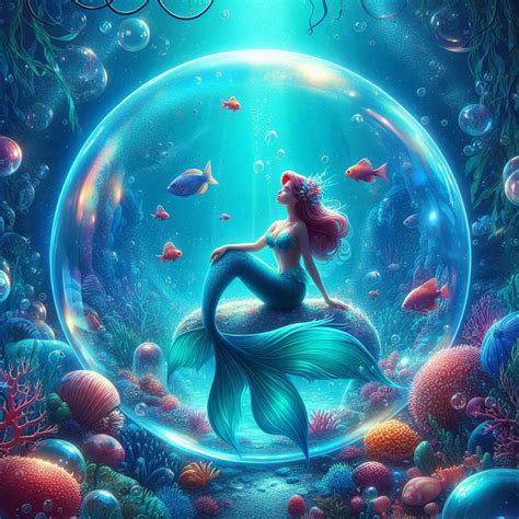 Ariel Trapped In A Bubble 4 By Carlosuriel13 On Deviantart