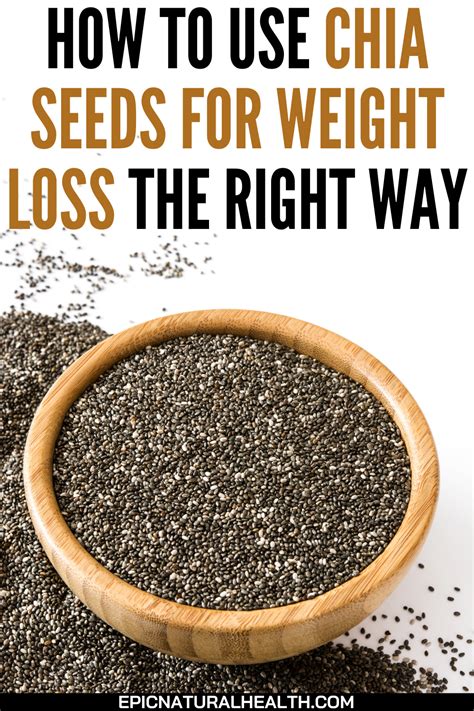 How To Use Chia Seeds For Weight Loss The Right Way