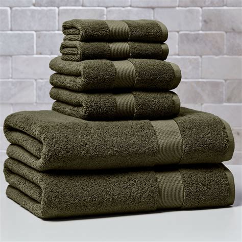 Better Homes And Gardens Signature Soft Solid Cotton 6 Piece Bath Towel