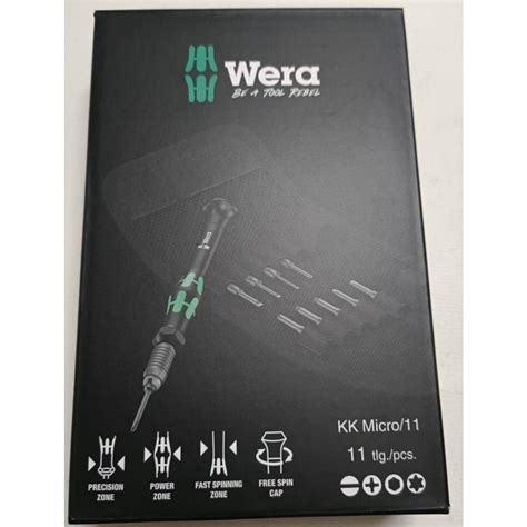 瘋狂買 Wera 德國維拉 Kk M11 精密電子替換式起子11支組 帆布包 多重材料精密手柄 電子設備螺絲用 特價 蝦皮購物