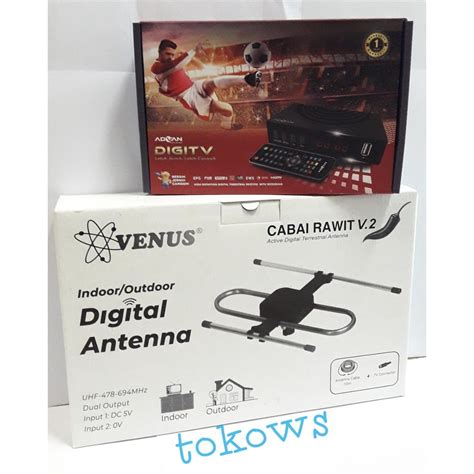 Jual Set Top Box STB Advan Tv Digital Paket Antena Venus Cabai Rawit V