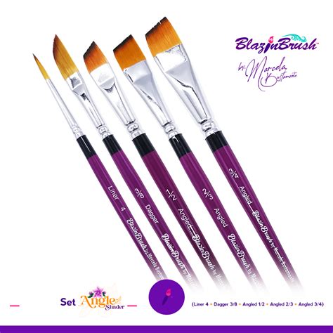 Angled Shader Set Blazin Brush
