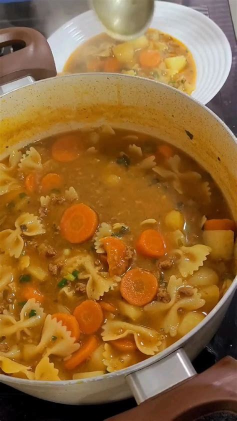 sopa de carne moida Sopas receitas Receitas Receitas culinárias