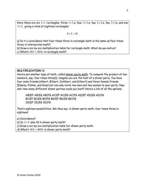 Intersection Math Pdf