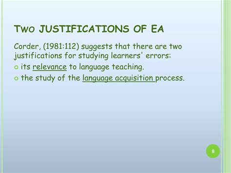 Error Analysis Lecture PPT