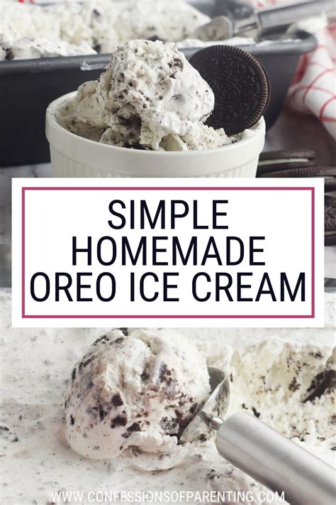 Homemade Oreo Ice Cream Artofit