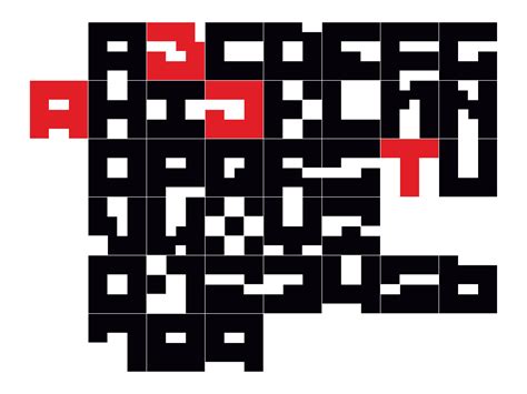 Bajt Pixel Font Bitmap Font Geometric Minimal Alphabet Video Game