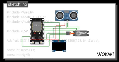 ถังขยะ Wokwi Esp32 Stm32 Arduino Simulator