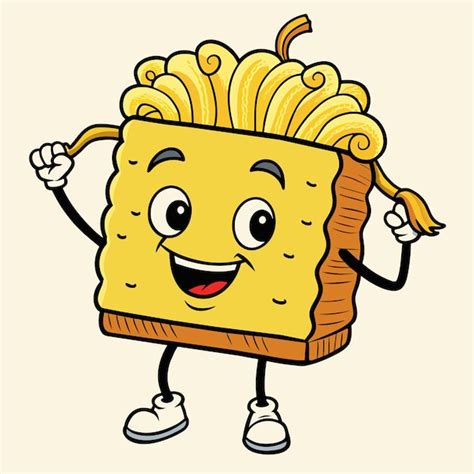 Um Desenho De Desenho Animado De Uma Banana Com Um Rosto Que Diz Cara