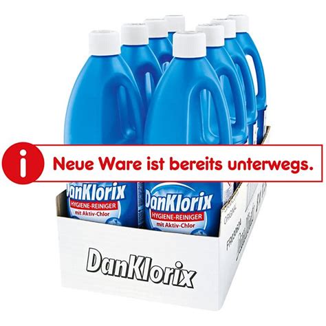 Dan Klorix Hygienereiniger 1 5 L 8er Pack Online Kaufen Bei Netto