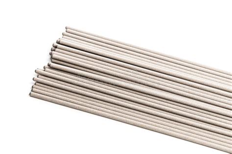 Elektroden Voor Lassen Op Een Witte Achtergrond Wordt Gesoleerd Die