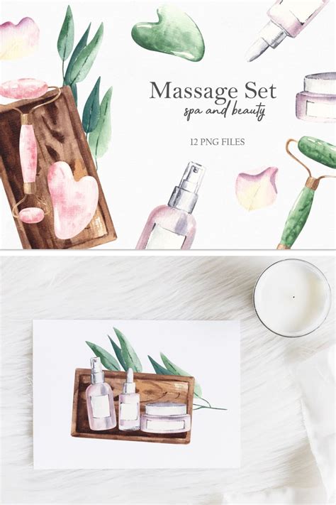 Watercolor Massage Set Roller Massager Gua Sha Master Bundles