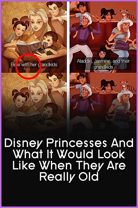 Disney Princesses And What It Would Look Like When They Are Really Old