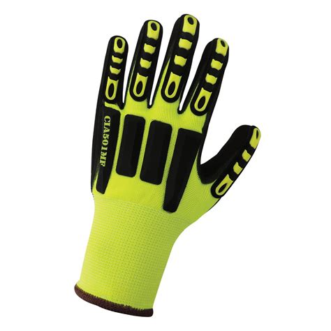 Global Glove Cia501mf Vise Gripster Cia High Visibility Mach