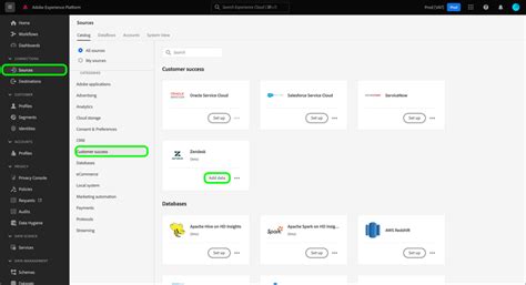 create a zendesk source connection in the ui adobe experience platform