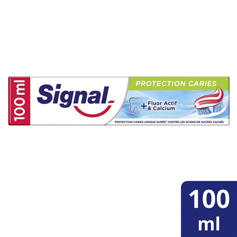 Dentifrice Protection Caries SIGNAL le tube de mL à Prix Carrefour