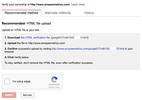 How To Verify Your Website In Google Search Console Advance Metrics