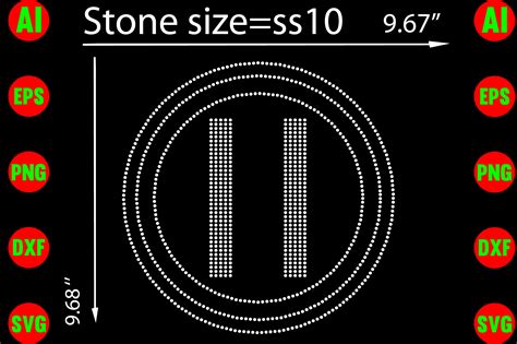 Rhinestone Templates Design Graphic By Creative Writing · Creative Fabrica