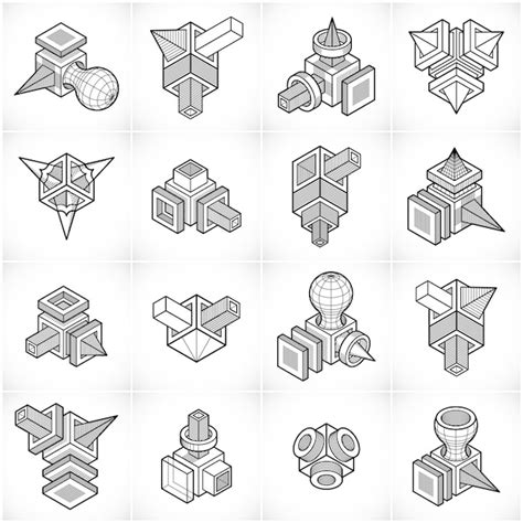 Premium Vector Vector Abstract Shapes Collection