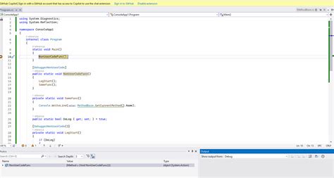 Net Does This Is A Weird Behavior Of Debuggernonusercodeattribute
