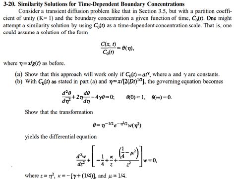 3 20 Similarity Solutions For Time Dependent