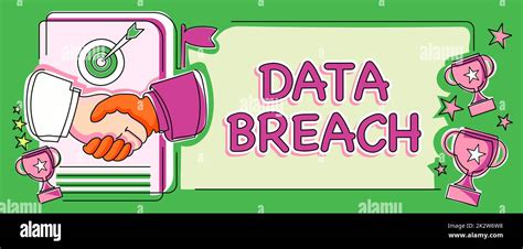 Text Showing Inspiration Data Breach Business Showcase Security Incident Where Sensitive