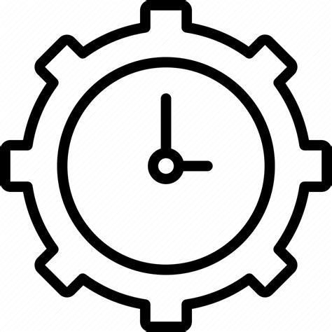 Utilization Use Activity Practice Usage Utilisation Clock Icon