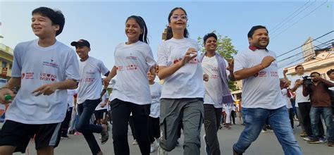 नेपाल मेडिसिटी वयोद्या अस्पताल वीरगञ्जले म्याराथन र वाकाथन गरेर मनायो