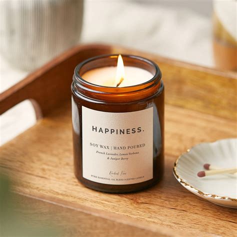 Happiness Aromatherapy Candles Happiness Mood Boosting Happiness