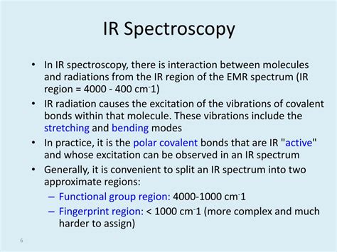 Ppt Infrared Spectroscopy Theory And Interpretation Of Ir Spectra Powerpoint Presentation Id