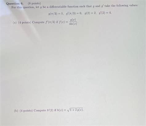 Solved 9 Question 6 8 Points For This Question Let Y Be