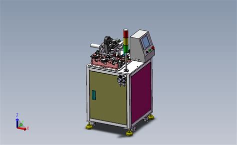 电子部件载带切断机solidworks 2012模型图纸免费下载 懒石网
