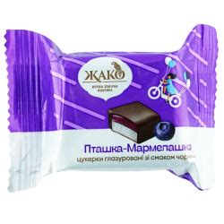 Отзыв о Конфеты Жако "Пташка-Мармелашка" | В целом понравились, глазурь ...