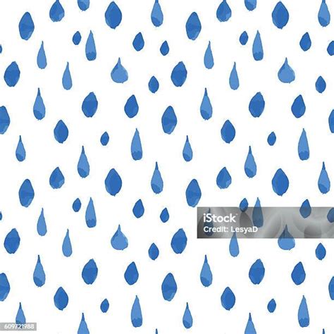 雨はシームレスなパターンを落とします手描きのベクトルイラスト いたずら書きのベクターアート素材や画像を多数ご用意 いたずら書き