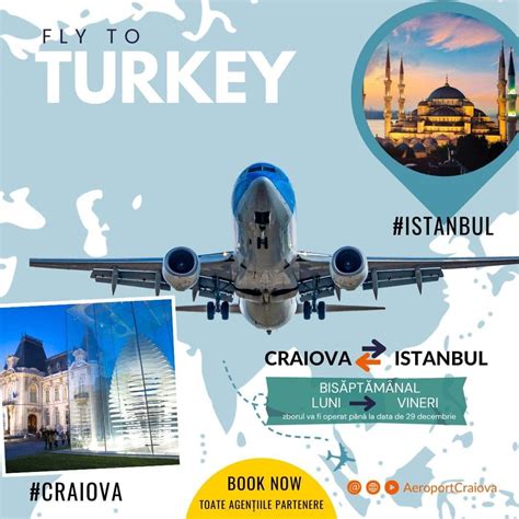 Premieră pentru Aeroportul Craiova Se va putea zbura direct către