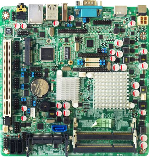 jetway nf9c 2600 itx intel atom n2600 dual core cpu icd