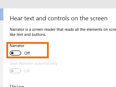 How To Enable Narrator In Windows