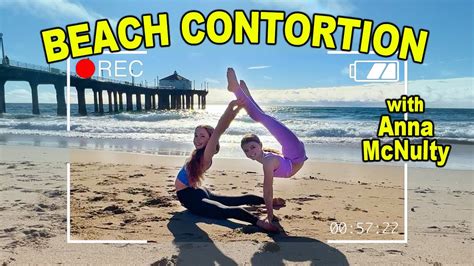 Beach Contortion Fun With Anna Mcnulty🏝️ Youtube