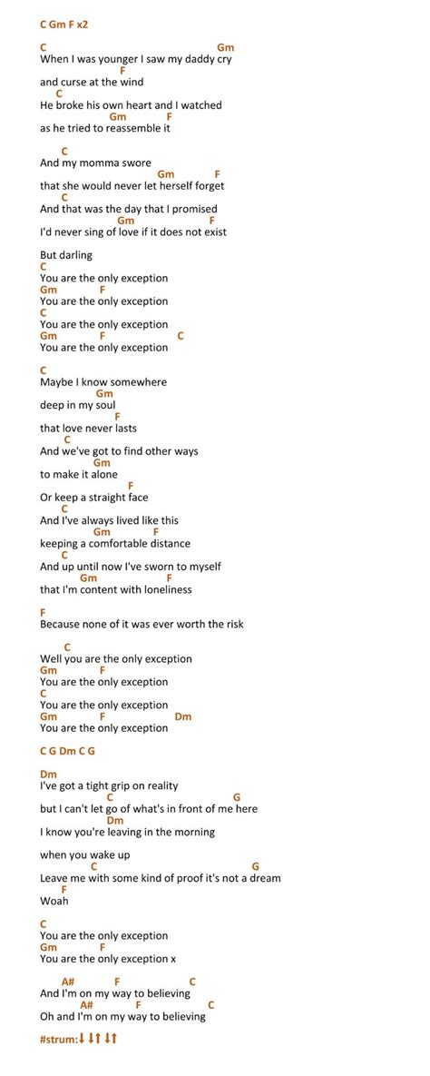 The Only Exception Ukulele Chords By Paramore Ukuleles Review