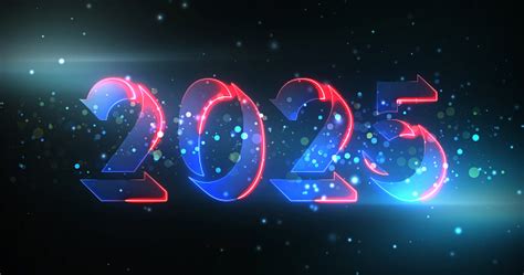 마법의 3d 2025 새해 반짝임 빛 플레어 움직이는 Bg를 소원 Bg 새해 복 많이 받으세요 2025 광택 있는 Bg를
