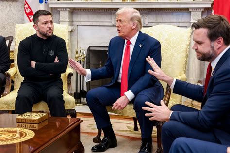 Trump And Vance Erupt At Zelensky In Tense Oval Office Meeting Kvia