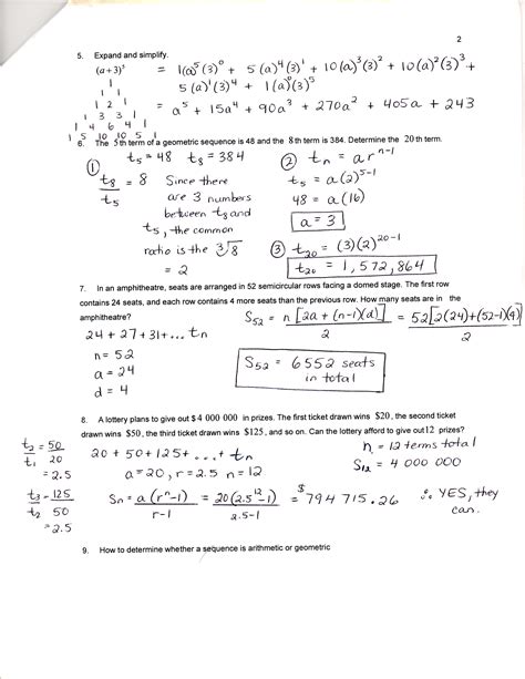 Unit 7 And 8 Sequences Series And Financial Applications Daddario