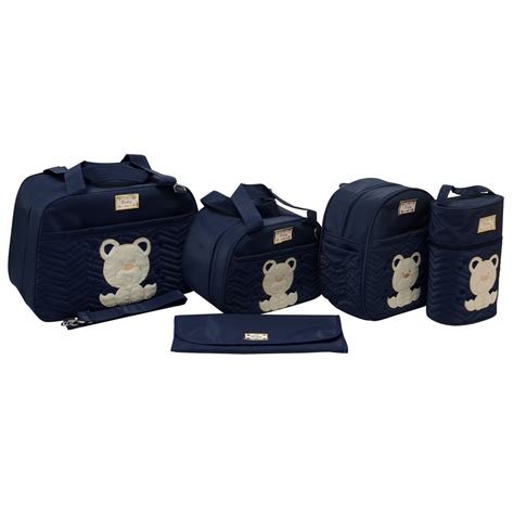 Kit bolsa maternidade masculino 5 peças super completo no Elo7 Grande