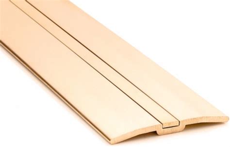Posh Brass Door Threshold 38mm Wide 90cm Long 90cm Satin Brass Uk Diy And Tools