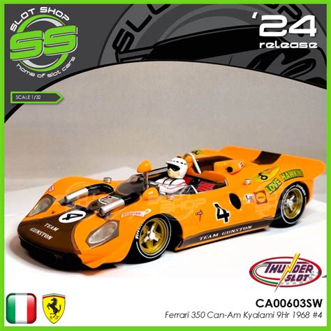 Thunderslot Ca00603sw Ferrari 350 Can Am Kyalami 9hr 1968 4
