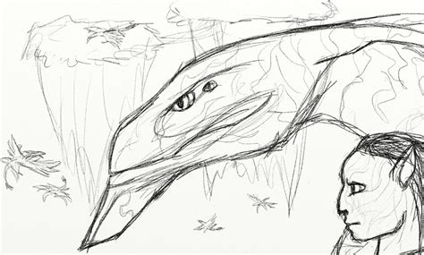 Sketch Head Of Ikran By Dracophilia On Deviantart