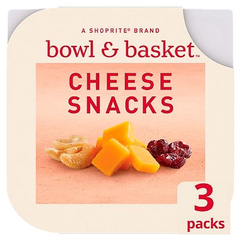 Bowl And Basket Cheese Snacks Yellow Cheddar Cheese Cranberries
