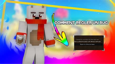 Probleme Not Authenticated with Minecraft net RÉSOLUE YouTube