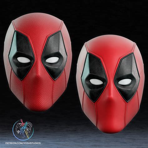 Stl File Deadpool 3 Mask 3d Printer File Stl 🖨️ ・3d Printing Model To