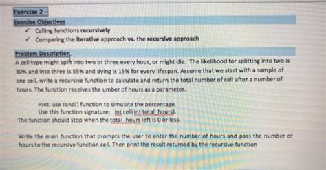 Solved Exercise 2 Exercise Objectives Calling Functions